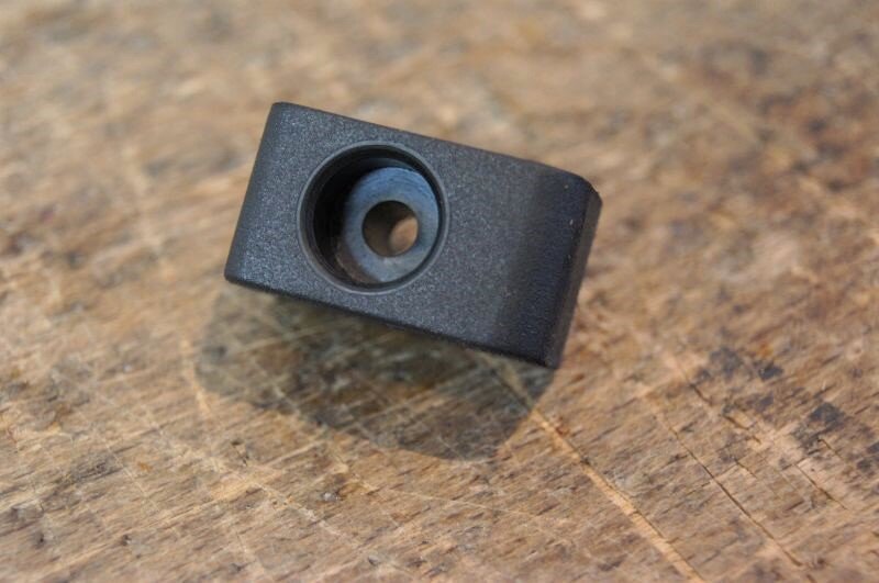 rubber buffer bonnet 190SL , black, 6,55