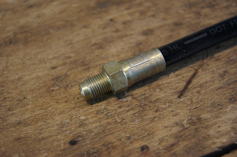 brake hosefront W110/W111 early (one-circuit)